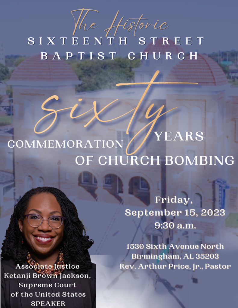 60th Commemoration of Church Bombing - 16th Street Baptist Church